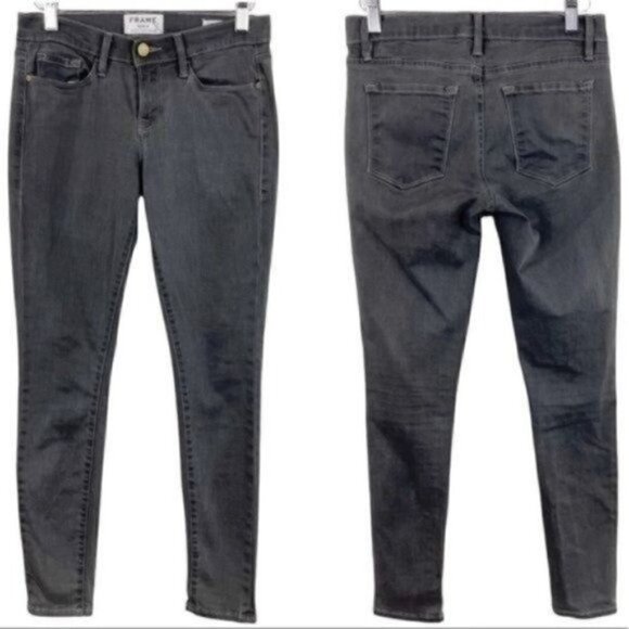 Frame Denim | Jeans | Frame Denim Le Skinny De Jeanne Gray Size 26 ...